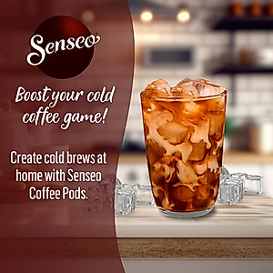 Senseo Mild Light Roast Coffee Pods, 16 Count (Pack of 10) - Single Serve Coffee Pods Bulk Pack for Senseo Coffee Machine - Compostable Coffee Pods for Hot or Iced Coffee, Cold Brew Coffee