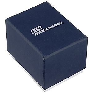 Skechers Women's Rosencrans Mini Quartz Casual Sports Silicone Three-Hand Analog Watch, Color: Black (Model: SR6028)