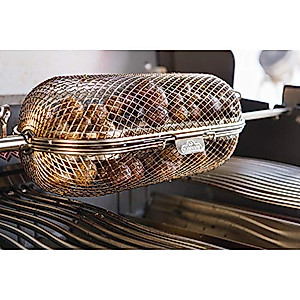 Napoleon 64000 Rotisserie Basket Grill Accessory, Stainless Steel