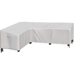 Simple Houseware Outdoor Patio Sectional Sofa Cover, Left-Facing
