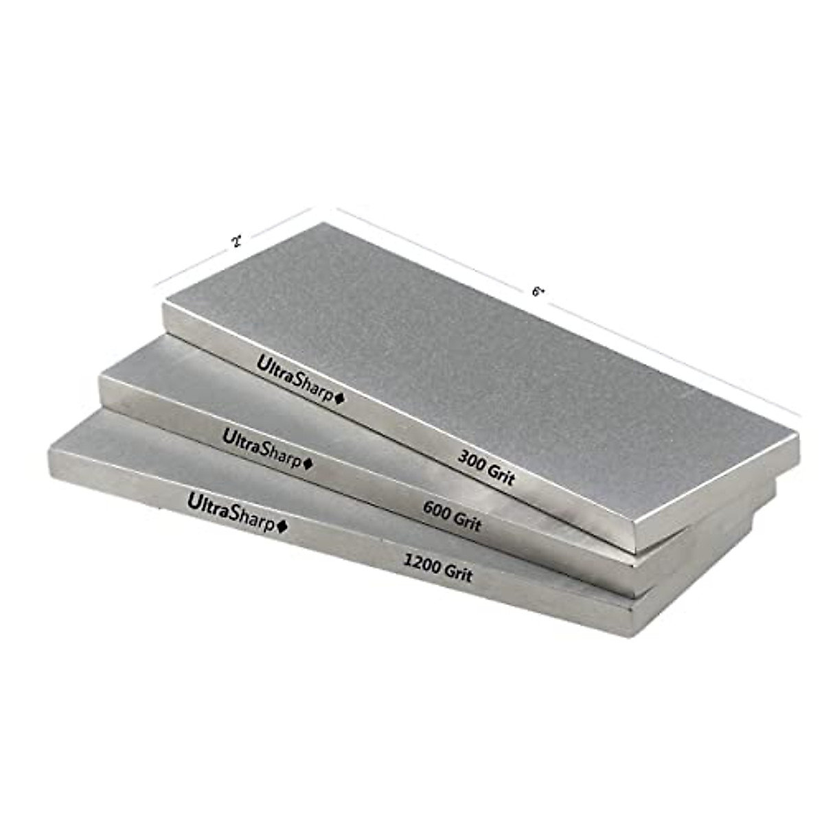 Ultra Sharp II Diamond Sharpening Stone Kit - Coarse/Medium/Extra Fine
