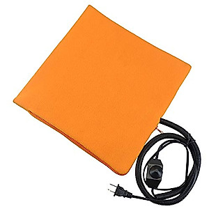 YUYUSO Rabbit Heated Pad with Cozy Fleece Cover for Bunny Guinea Pigs Heater Heating Plate