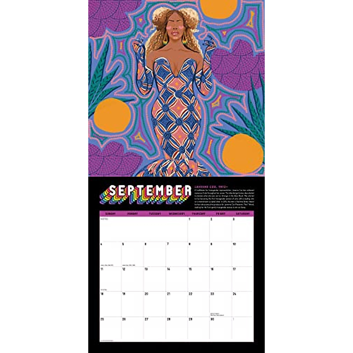 2023 Queer All Year Wall Calendar: Inspiring LGBTQ+ Icons to Celebrate Pride Every Day (17-Month Art Gift)