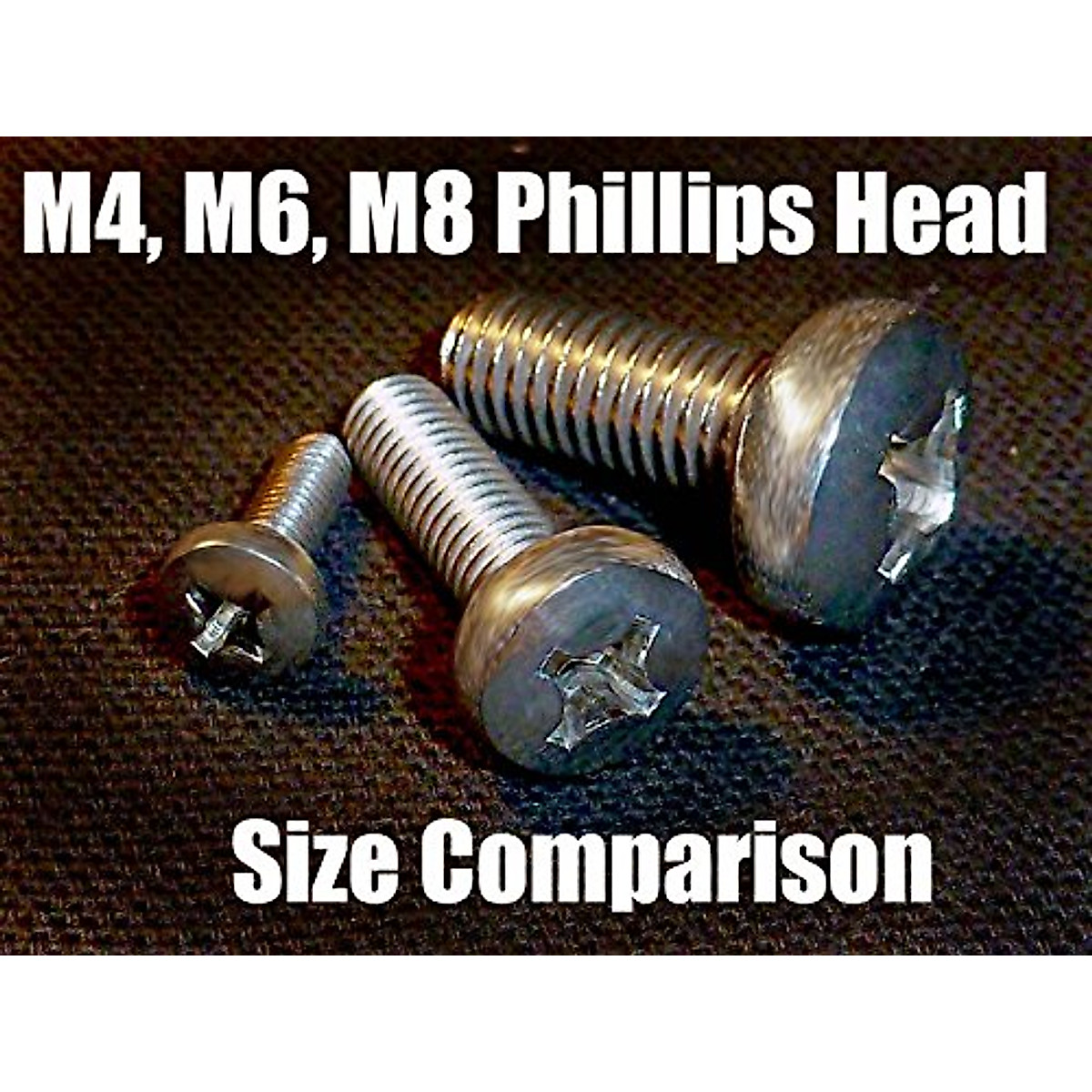 (8) - M4x12mm Regular Length Bolts for TVs & Monitors 29" or Smaller • Wall Mount Bracket to TV • VESA 75x75, 100x100 or 100x200 • Stainless