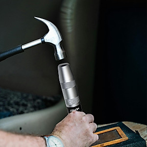 AUPREX Manual Impact Screwdriver, 1/2” Reversible Hand Impact Driver Set, Hammer Screwdriver with 12-Piece CR-V Slotted, Phillips, Hexagonal Bits Set for Removing Rusted Fasteners or Frozen Bolts