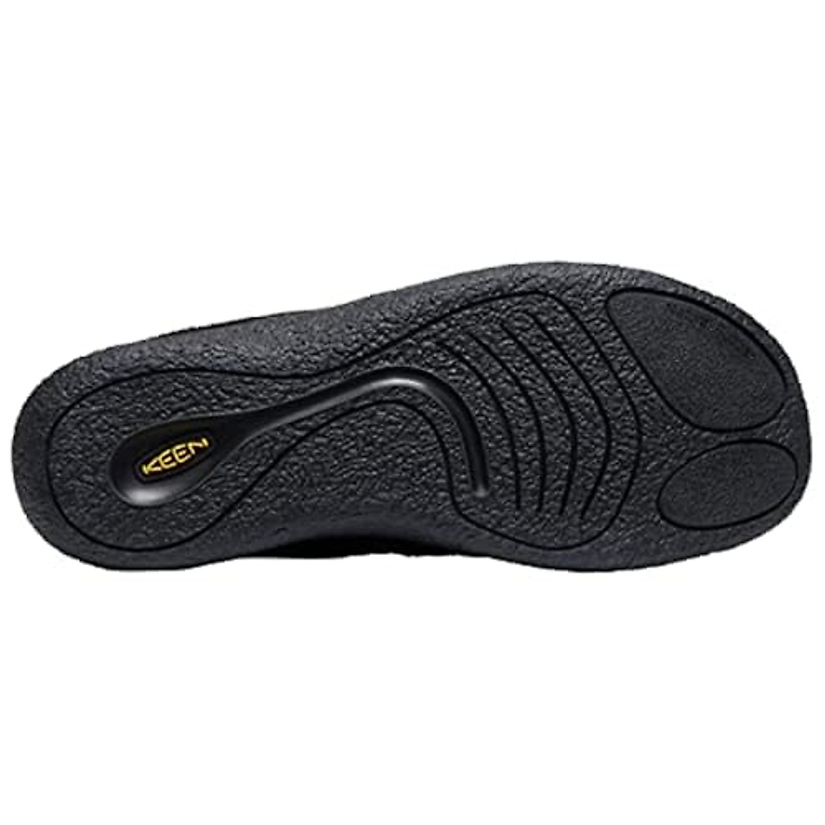 KEEN Men's-Howser 3 Slide Comfy Durable Slippers, Triple Black/Black, 12