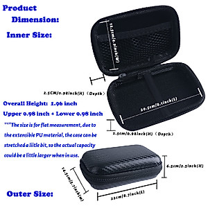 Wolfteeth Vape Case - 8.7 inch Smell Proof Vape Holder, Travel Case (Black, Empty)