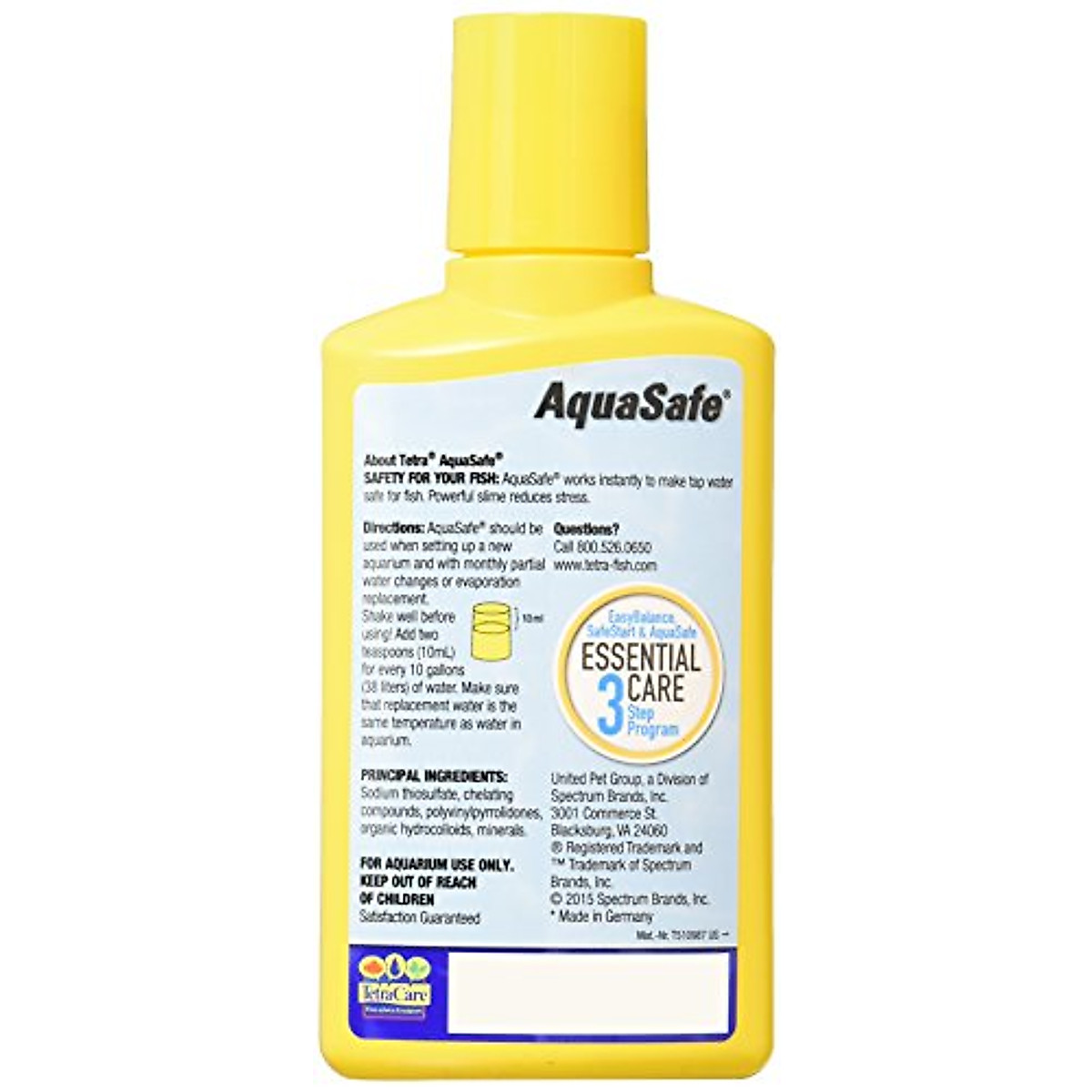 Tetra 16172 AquaSafe Fish Tank Water Conditioner, 8.45 fl oz