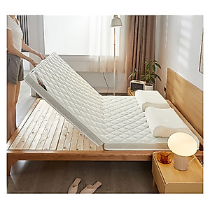 Generic Queen Mattress Topper, Natural Coir Mattress Coconut Palm Mattress Pad Hard Coir Palm Folding Mattress Natural Latex Coir Mixed Materials Mattress (Color : Style 2, Size : 71 * 78.7in*4in)