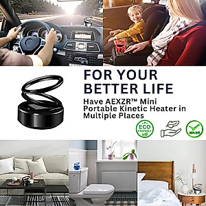 Portable Kinetic Molecular Heater, Molecular Heater, Kinetic Heater, Molecular Heater for Car, Portable Kinetics Heater for Car Kinetics Molecular (Black)