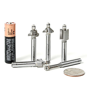 Amana Tool - MR0102 Carbide Tipped Miniature Flush Trim 3/16 Dia x 7/16 x 1/4" Shank w