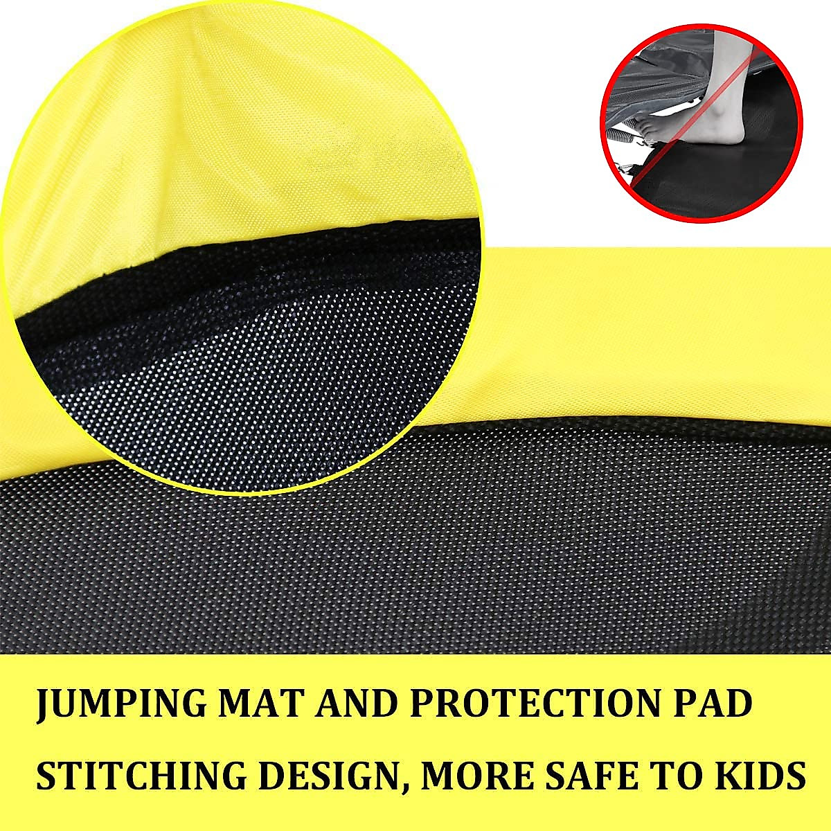 LANGXUN 60" Trampoline for Kids, 5ft Mini Toddler Indoor & Outdoor Trampoline with Net, Basketball Hoop & Dart Board, Birthday Gifts for Boys & Girls, Baby Toddler Christmas Toys, Age 1-8 Years