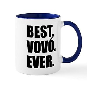 CafePress Best Vovo Ever (Grandma) Drinkware Mugs Ceramic Coffee Mug, Tea Cup 11 oz