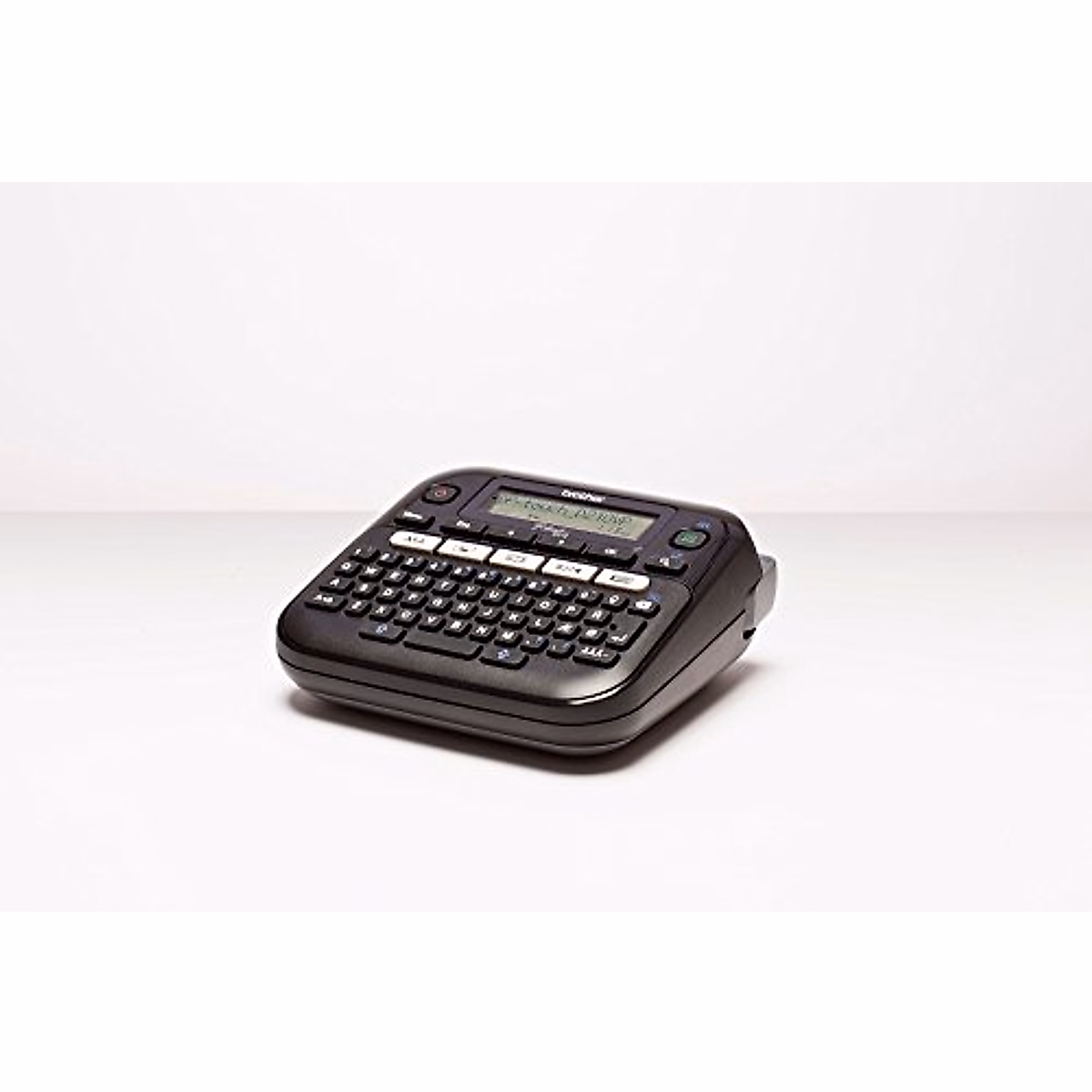 Brother PT-D210VP Label Maker, P-Touch Label Printer, Desktop, QWERTY Keyboard, Up to 12mm Labels, Includes Carry Case/AC Adapter/12mm Black on White Tape Cassette, UK Plug