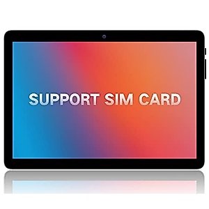 Tablet 10 Inch Android 9.0, 2GB+32GB, Quad-Core Processor, 10 inch 1280x800 IPS HD Display, 2MP+ 5MP, Bluetooth, WiFi, GMS 3G Phone Tablets