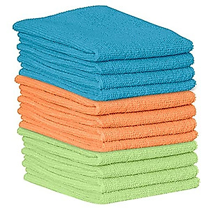 Microfiber Towels for Cars - Highly Absorbent Car Drying Towels, Lint-Free & Streak-Free Wash Multiple Use Wet Polish Dry Dust Cloth 15.7 x inch, 8 Pack, 12''