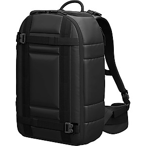 DB Journey The Ramverk Pro Backpack | Black Out | 26L | Full Frontal Opening, Mesh Pockets, Durable Build