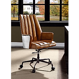 Acme Furniture Salvol Office Chair, Silver