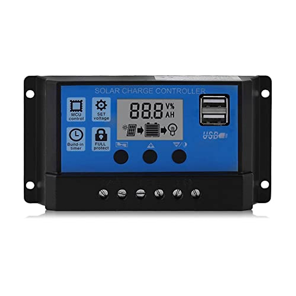 100A Solar Panel ler Solar Re r ler LCD Display Screen Street Lamp System Re ler PWM Re Management Dual USB Output ler