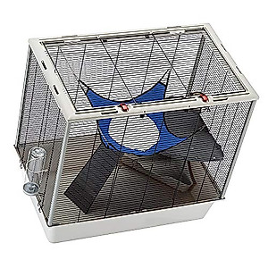 Ferplast Comfortable Ferret and mice cage FURAT, Two-Storey Structure with Accessories Included, Reinforced Corner, Red, 78 x 48 x h 70 cm
