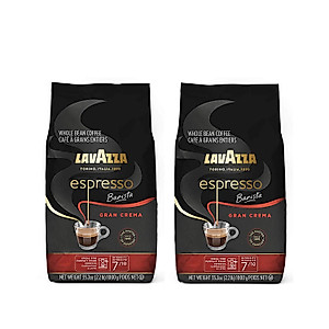 Lavazza Gran Crema Espresso, 2.2-Pound - Pack of 2 (Packaging May Vary)
