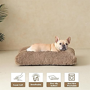 Dog Bed for Crate Dog Beds for Large Dogs Friday Black Deals Today Dog Mat for Crate with Anti-Slip Bottom Anti-Anxiety Warming Comfy Dog Bed Calming Dog Beds(40 in)