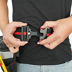 MELOTOUGH 2" Nylon Web Work Belt with Heavy Duty Quick Release Rugged Metal Buckle outdoor men's belt