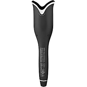 CHI Spin N Curl Ceramic Rotating Curling Iron | 1.25” Curling Iron | Ideal for Shoulder-Length Hair Between 6-16" | Include Cleaning Tool | Matte Black