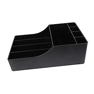 Yardwe Classification Storage Box Desk Valet Tray compaertment Condiment Accessory Tray Sugar Bag Container Acrylic Tea Bag Holder Condiment Organizer Jewelry Coffee Locker Plastic