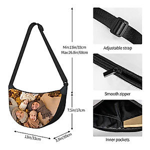 Custom Crossbody Bags for Women/Men, Personalized Anti-Theft Shoulder Bag Purse for Carrying All Phones personalized Valentine's Day Gifts