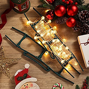 Vicenpal Christmas Lights Storage Holder, Holiday Light Storage All Purpose Light Cord Wind up Organizer for String Lights, Extension Cords, Magnet Fishing Rope (Green, 12 Pieces)