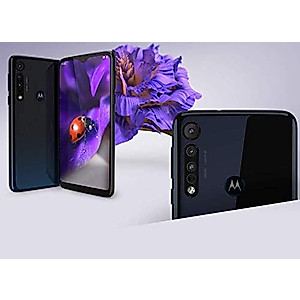 Motorola Moto One Macro w/Android One (64GB, 4GB) 6.2, Macro Vision Camera (5X Closer) GSM Unlocked (AT&T/T-Mobile/MetroPCS/Cricket) International Model XT2016-2 (Space Blue)