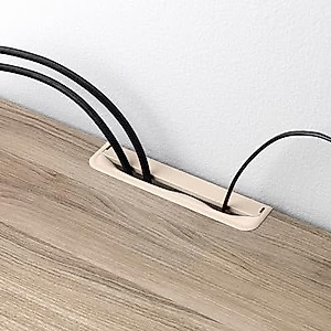 TV Unit with Drawers and Door,Walnut Effect Light Gray/Selsviken high-Gloss/Beige, 70 7/8x16 1/2x15 3/8 "