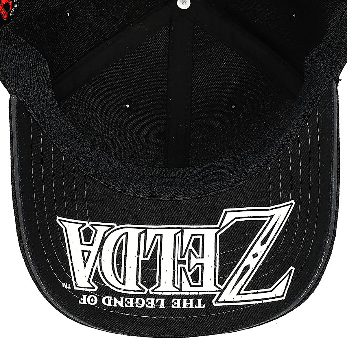 Bioworld Legend of Zelda Triforce Holographic Embroidered Elite Flex Hat Black