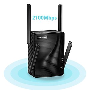 WiFi Extender - WiFi Booster,2100 Mbps,WiFi Range Extender,WiFi Repeater,Wireless Extender for Home,5G&2.4G Dual Band,Gigabit Port&WPS Button,360 Degree Full Coverage