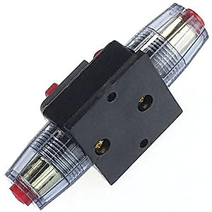 ZOOKOTO 12V-24V DC 125A Car Audio Inline Circuit Breaker Reset Fuse Holders Inverter for Stereo Switch System Protection 125 Amp