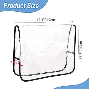 Noverlife Chair Back Cover, Beauty Salon Chair Protective Cover, Square Hairdressing Chair Back Covers, Prevents Damage to Spa/Salon Chair, Barber Hair Salon Chair Cover, Fits Most Salon Chairs