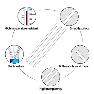 Droppers 10ml Pipettes Glass Graduated Dropper Lab Pipette Liquid Pipette (4)