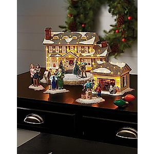 Department 56 Snow Village National Lampoon Christmas Vacation the Griswold Holiday Garage Lit Building, Multicolor, 4.06 Inch, Multicolor