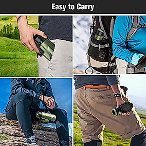 Outerman 10x42 HD Monocular Telescope with Smartphone Holder, Full Glass Optical Lens with FMC BAK4 Spotting Scope Monoculars for Adults Kids, Perfect for Bird Watching Hunting Hiking Travelling