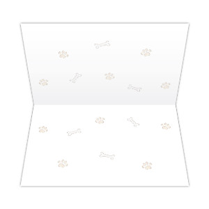 Dog Speak Pet Sitter Thanks Dog Card - Thank You Card