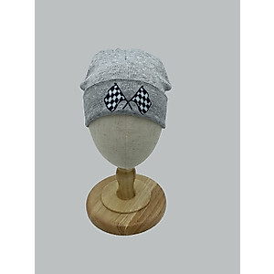 swqfzki Checkered Flags Hats Race Flag Hat Baby Newborn Hats Toddler Beanies Hat Infant Boys Girls Soft Daily Cap