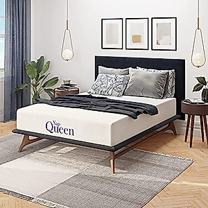 NapQueen 6 Inch Cooling Gel Twin Size Medium Firm Memory Foam Mattress, Bed in a Box