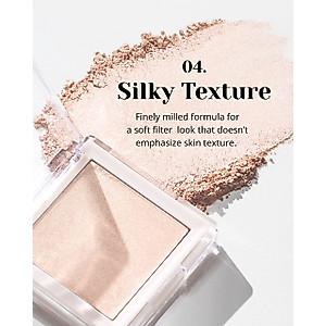 Glint DEWY MOON NATURAL GLOW HIGHLIGHTER RADIANCE ENHANCING MAKEUP (Dewy Moon, 3.8g/0.13oz) - Highlighter Powder Add Glimmer to Makeup by LG Beauty. Shiny Illuminator, Rich Pigment & Silky Touch