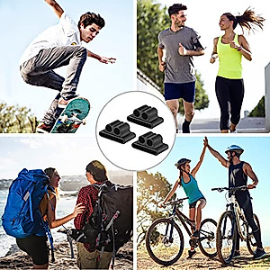 Waenerec Silicone Watch Band Holder for Airpod 1 / Airpod 2 / Airpods Pro Holder 3pcs Portable Anti-Lost Silicone for Airpods Accessories (Black)