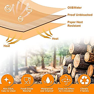 KBGRAX Air Fryer Liners for Ninja Smart XL Air Fryer,100PCS Disposable Parchment Paper Liners for Ninja FG551,IG601,IG651