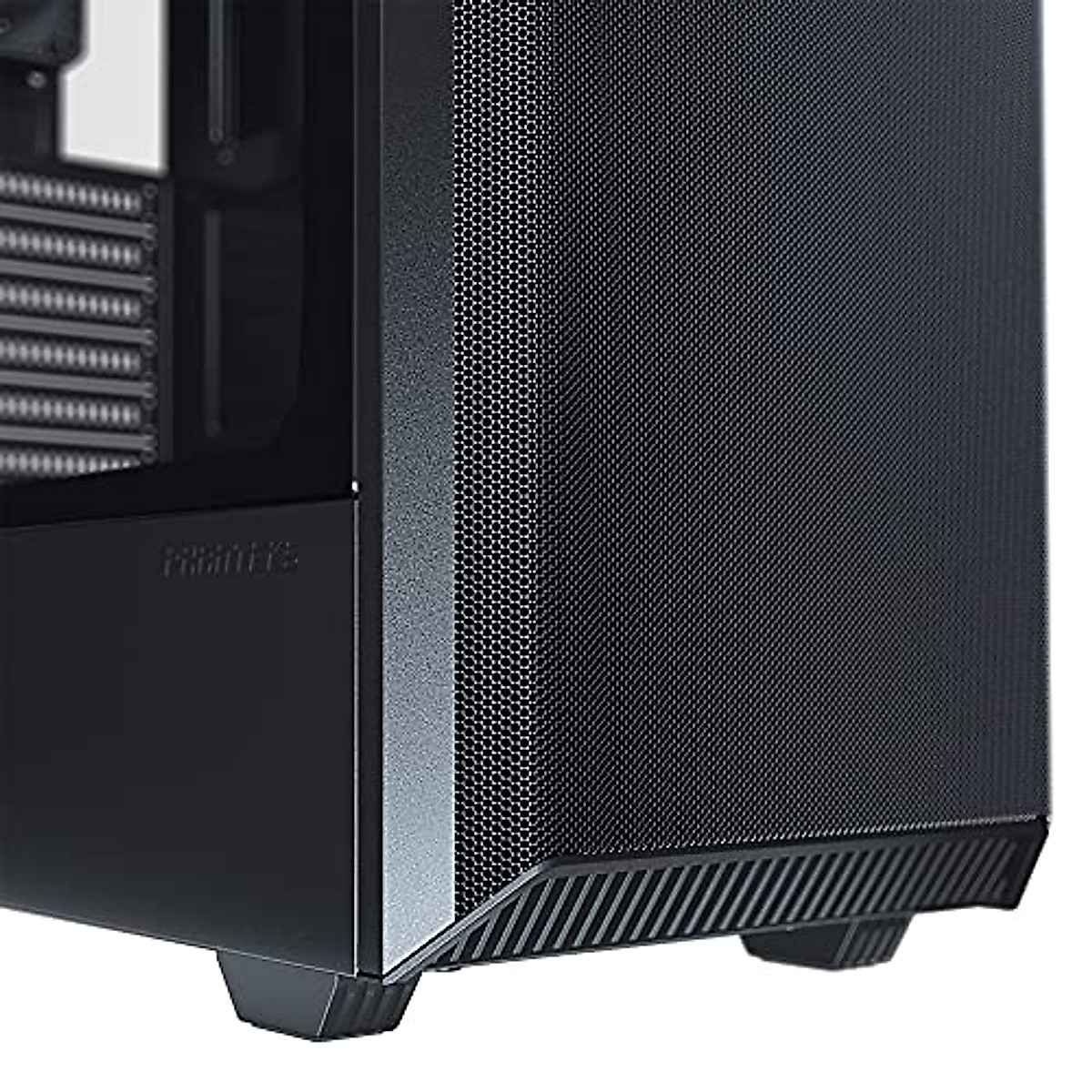 Phanteks Eclipse P300A (PH-EC300ATG_BK01) high airflow full-metal mesh design, compact ATX Mid-tower, 120mm black case fan, Black