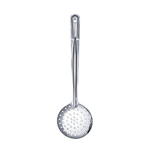 Slotted Serving Spoon - Stainless Steel Spoon with Holes for Draining - Straining Perforated Spoon