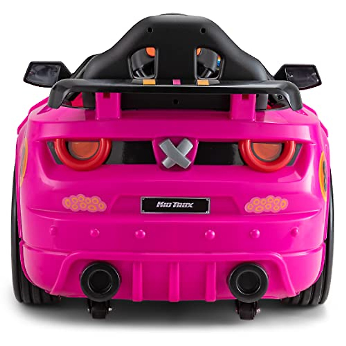 Kid Trax Dizzy Racers 6V Ride On Car – Toddler Toy with 360° Spin, w/Big Wheel, Indoor/Outdoor Toys, Electric Cars for Kids, Ride On for Boys & Girls, Max Weight of 66lbs, Ages 2-5 – Pink CAR