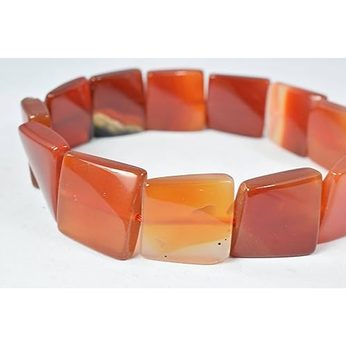 Carnelian Stone Square Beads Size 18x18mm Gemstone Beads Beads, Gemstones, Square Beads, Carnelian